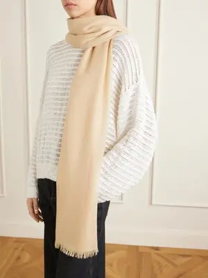 Brunello Cucinelli Karakorum Cashmere And Silk-blend Scarf
