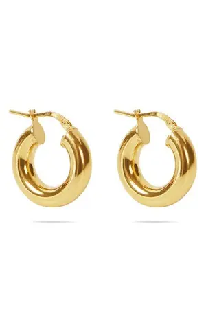 Argento Vivo Chunky Tube Hoop Earrings