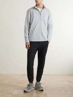Lululemon Slim-fit Stretch Recycled-jersey Half-zip Top