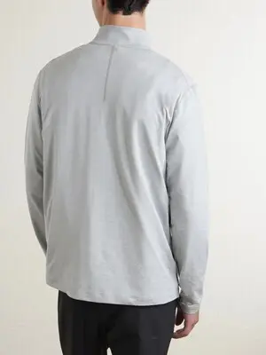 Lululemon Slim-fit Stretch Recycled-jersey Half-zip Top