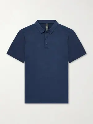 Lululemon Evolution Stretch-jersey Golf Polo Shirt - Blue