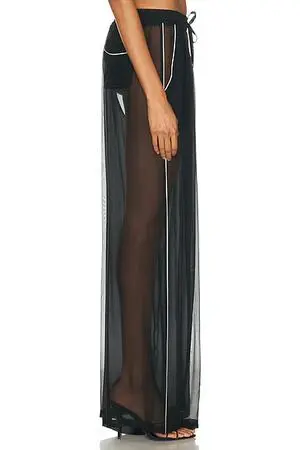 Dolce & Gabbana Sheer Wide Leg Pant