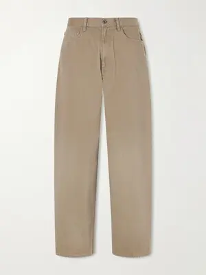 Kapital Wide-leg Cotton Trousers - Brown