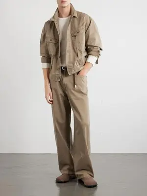 Kapital Wide-leg Cotton Trousers