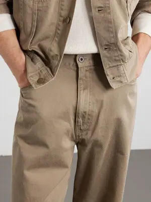 Kapital Wide-leg Cotton Trousers