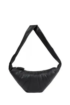 LEMAIRE Medium Croissant Bag - Black