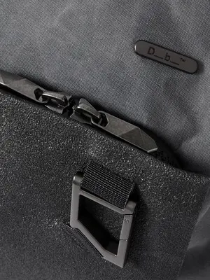 DB JOURNEY Entour Full-grain Leather And Canvas Weekend Bag