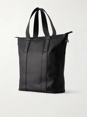 Canali Full-grain Leather Tote Bag