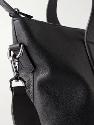 Canali Full-grain Leather Tote Bag