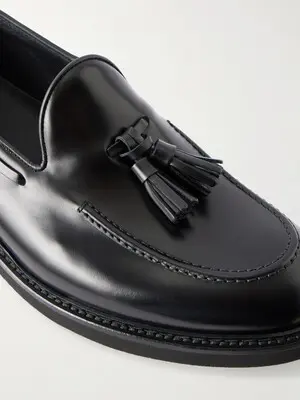 Canali Tasseled Leather Loafers