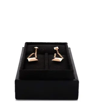 Hermès Clou D'h Drop Earrings 18k Rose Gold