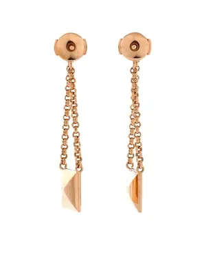 Hermès Clou D'h Drop Earrings 18k Rose Gold