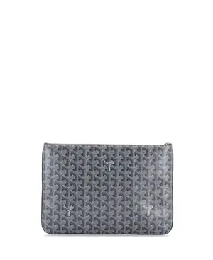 Goyard Mm Senat Zip Pouch Coated Canvas
