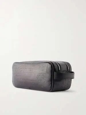 Berluti Formula 1003 Scritto Venezia Leather Wash Bag
