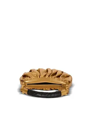 Balmain Ebene Mini Bag In Lame Leather