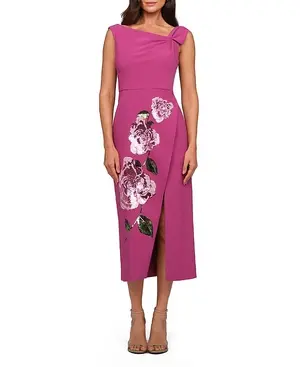KAY UNGER Maeta Midi Dress - Aster
