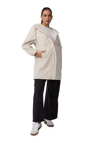 INGRID & ISABEL All-weather Anorak Maternity Jacket Stone