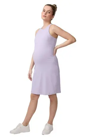 INGRID & ISABEL On-the-move Active Maternity Mini Dress - Iris