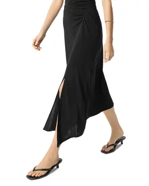 Whistles Ruched Halter Jersey Dress