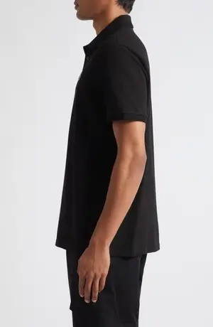 Moncler Cotton Polo - Black