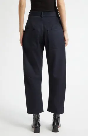 NILI LOTAN Shon Virgin Wool Crop Pants