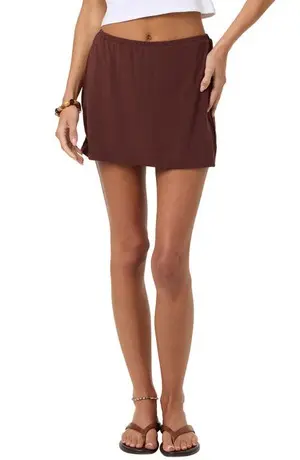 O'Neill Alyssa Mini Skirt - Chocolate