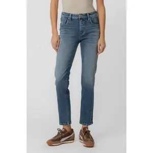 Kut From The Kloth Reese Fab Ab High Waist Ankle Straight Leg Jeans - Fresh