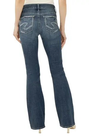 SILVER JEANS CO. Suki Curvy Mid Rise Bootcut Jeans