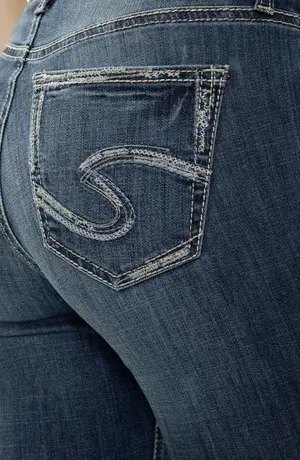 SILVER JEANS CO. Suki Curvy Mid Rise Bootcut Jeans