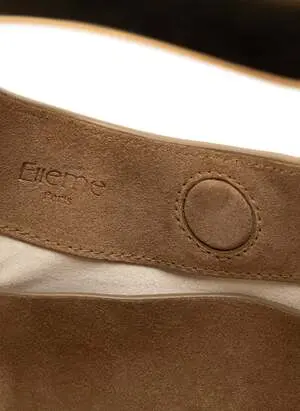 ELLEME Boomerang Small Suede Shoulder Bag - Tan