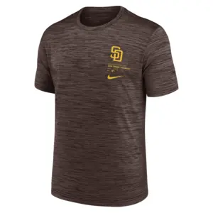 Nike San Diego Padres Velocity Dri-fit Mlb T-shirt - Brown