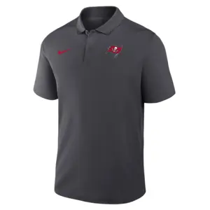 Nike Tampa Bay Buccaneers Logo Victory Dri-fit Nfl Polo - Grey