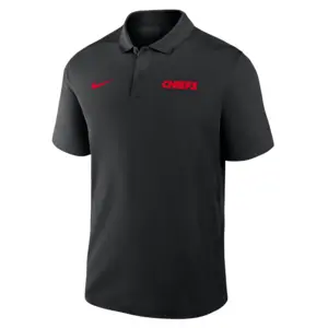 Nike Kansas City Chiefs Wordmark Victory Polo - Black