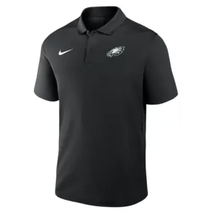Nike Philadelphia Eagles Logo Victory Dri-fit Nfl Polo - Black