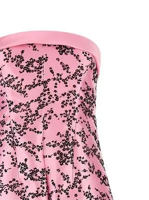 Alberta Ferretti Mikado Floreale' Dress