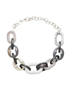 Luisa Spagnoli Resin And Brass Necklace