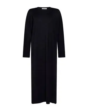 DANIELE FIESOLI Midnight Merino Wool Midi Dress - Blue