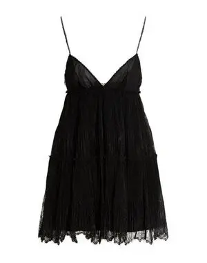 Blumarine Mini Dress Size Polyamide, Viscose - Black