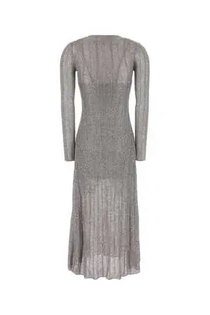 Alaïa Crochet Long Sleeve Dress