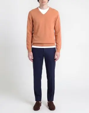 DANIELE FIESOLI Sweater Camel Size Wool, Cashmere