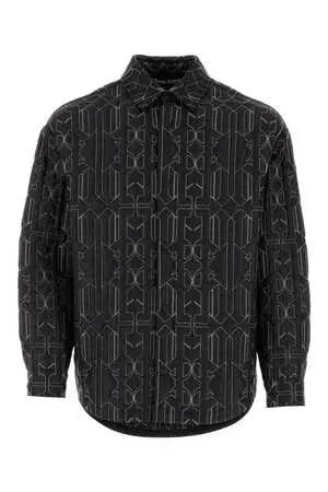 Palm Angels Embroidered Nylon Padded Shirt - Multicolor