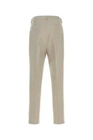Brunello Cucinelli Cotton Blend Trousers - Gray
