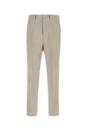 Brunello Cucinelli Cotton Blend Trousers - Gray