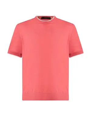 MOORER Sweater Coral Size Virgin Wool - Red