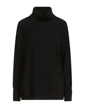 Alpha Studio The Fine Essentials Turtleneck Size Merino Wool - Black