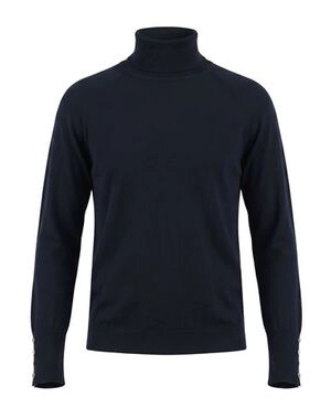 Alpha Studio The Fine Essentials Turtleneck Merino Wool - Blue