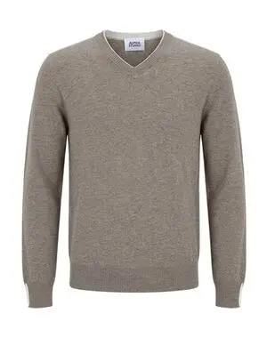 Alpha Studio Sweater Size Geelong Wool - Grey