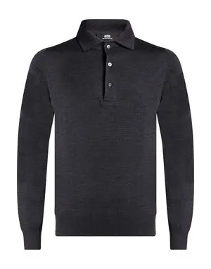 Alpha Studio The Fine Essentials Sweater Charcoal Size Merino Wool