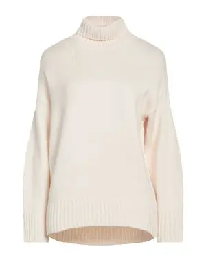 ARAGONA Turtleneck Sweater - White