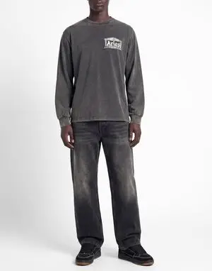 Aries T-shirt Charcoal Size Cotton